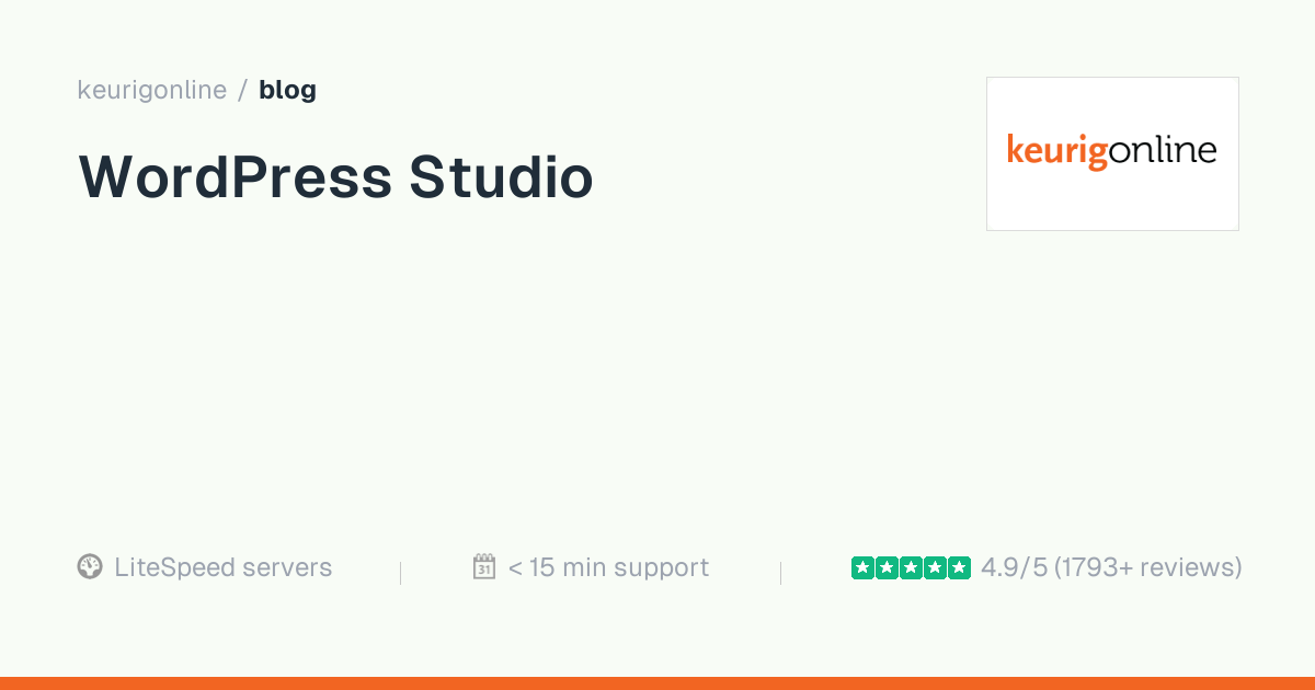 WordPress Studio